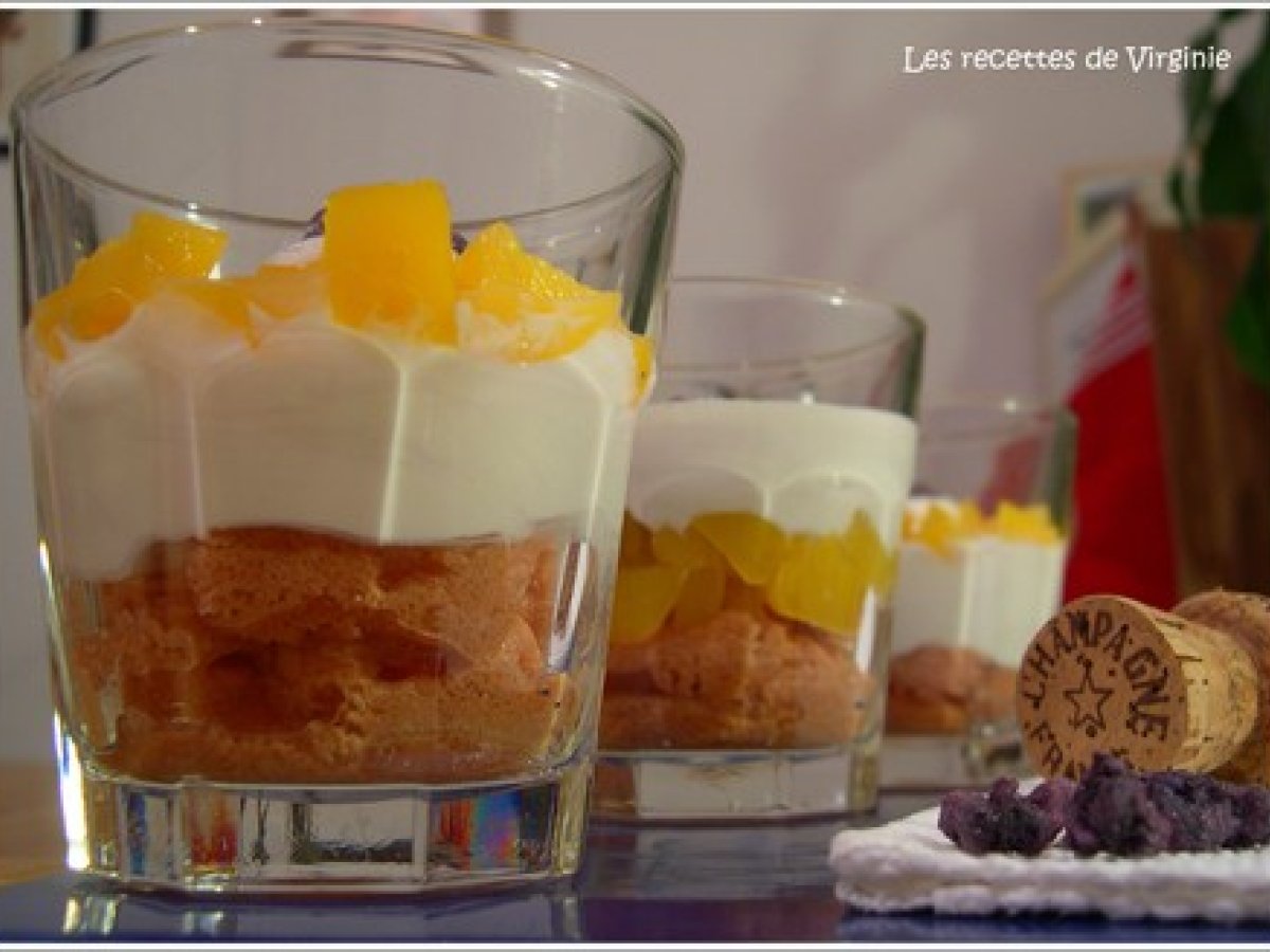 Verrine glamour à la violette - Recette Ptitchef