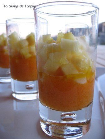 Recette de verrine : le homard au jardin