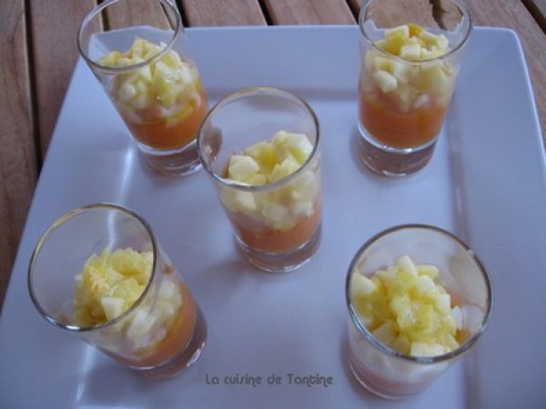 Recette de verrine : le homard au jardin