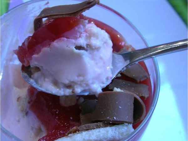 Recette de verrine légère à l'orange sanguine