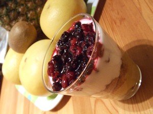 Recette verrine pomme-spéculoos et fruits rouges