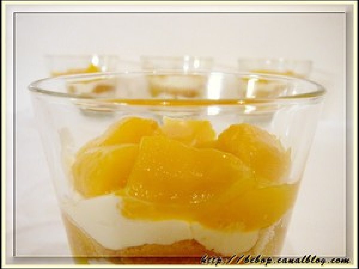 Recette de verrines à la mangue façon tiramisu