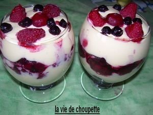 Recette de verrines aux fruits rouges façon tiramisu
