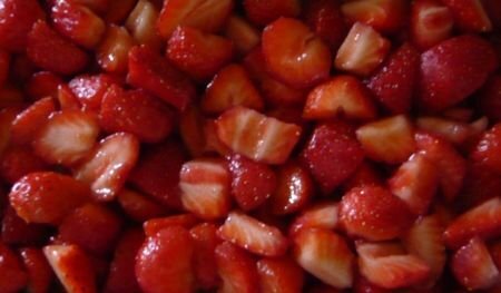 Verrines de fruits rouges sur gelée de framboise - Recette Ptitchef