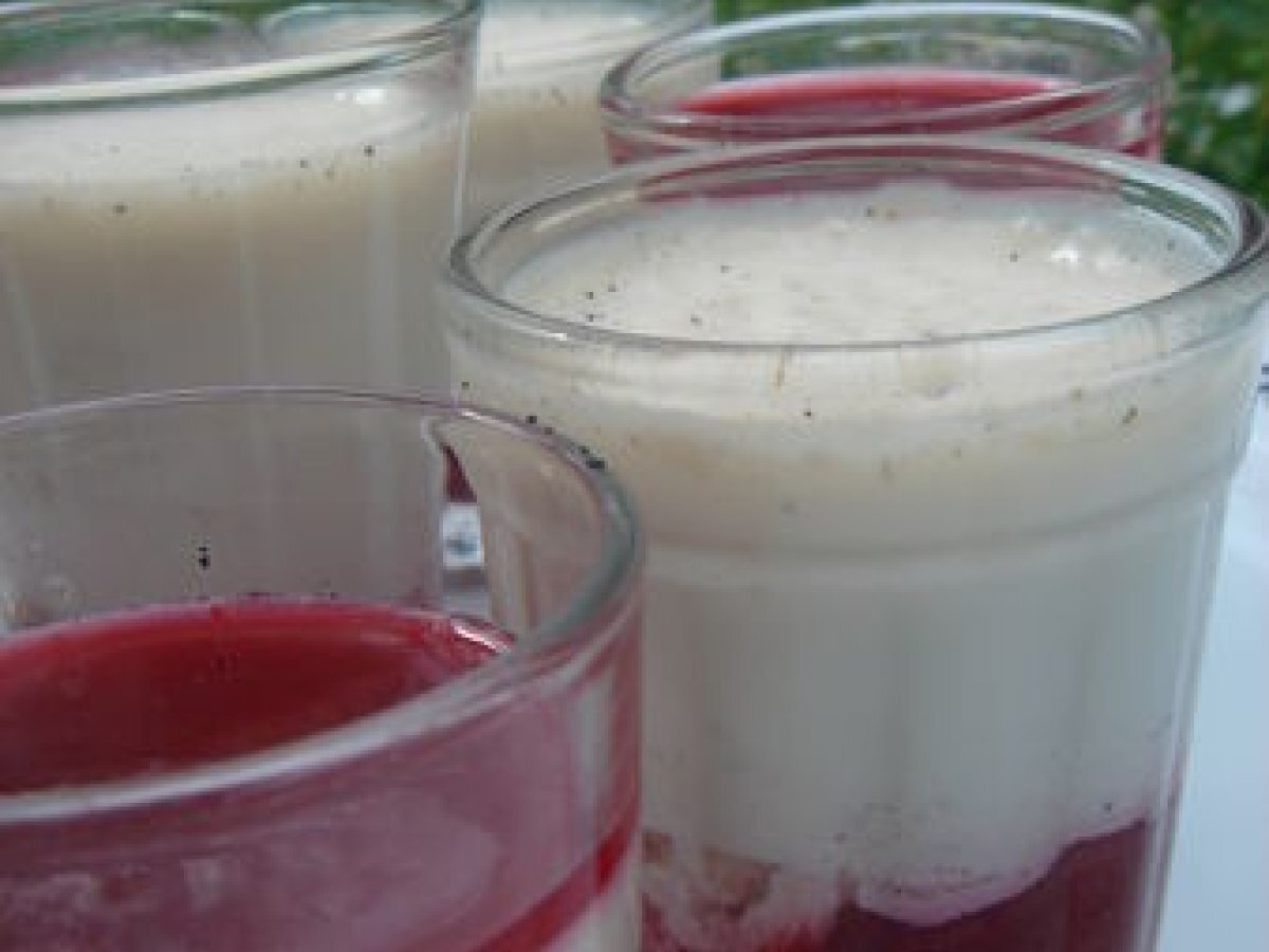 Recette de verrines de panna cotta aux fruits rouges
