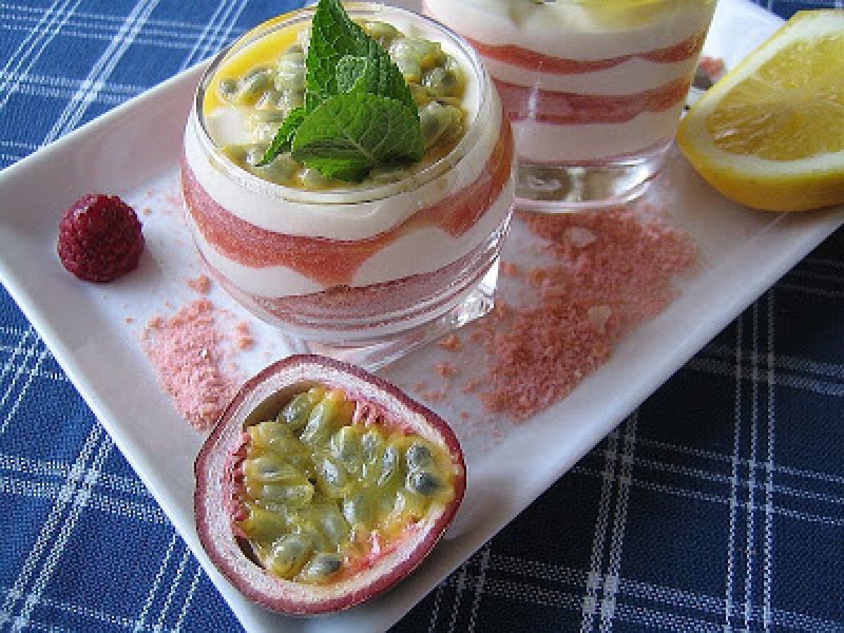 Recette de verrines fraîcheur aux fruits de la passion