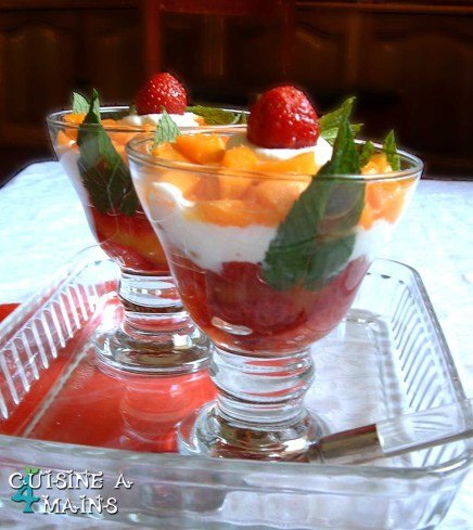 Recette verrines fraise abricot pour une touche fraîcheur
