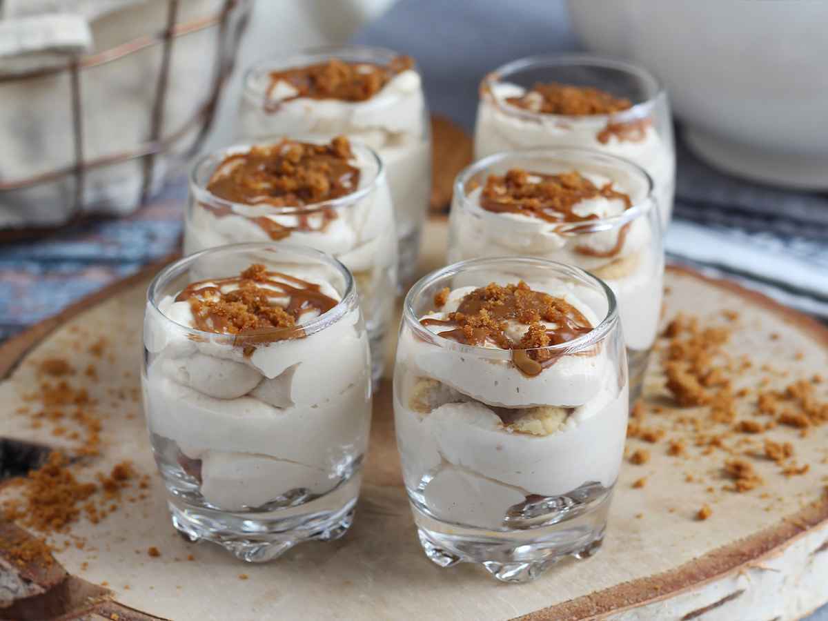 Recette de verrines mousse aux spéculoos