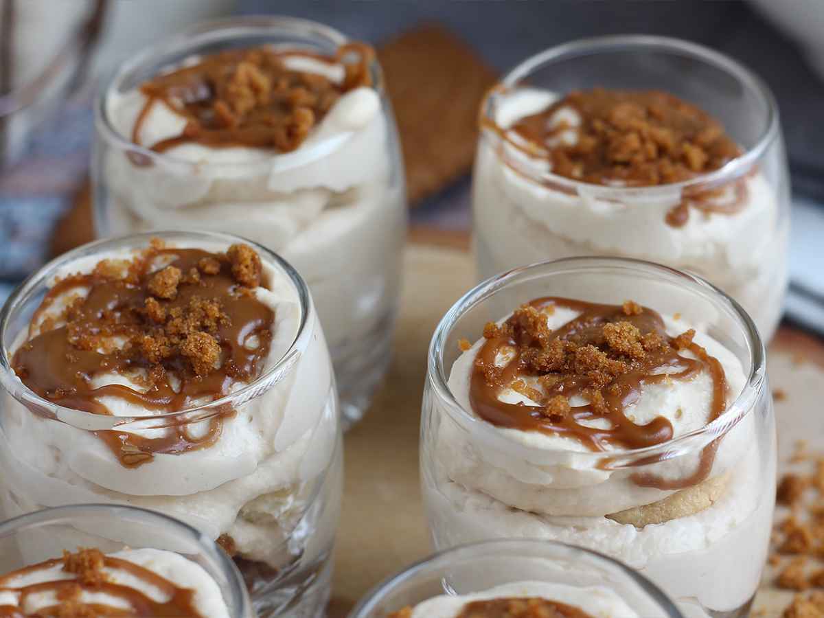 Recette de verrines mousse aux spéculoos