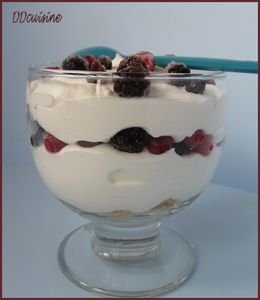 Recette de verrines mousseuses aux fruits rouges