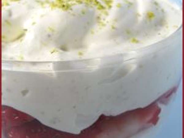 Recette de verrines mousseuses aux fruits rouges