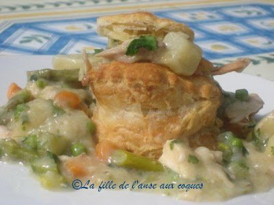 Recette de vol-au-vent au poulet savoureux et facile