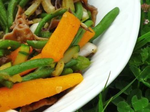 recette de wok de légumes croquants et léger