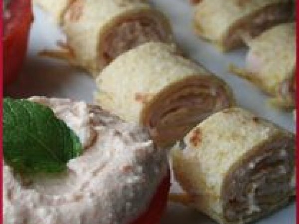 Recette de wrap léger au surimi et à la crème