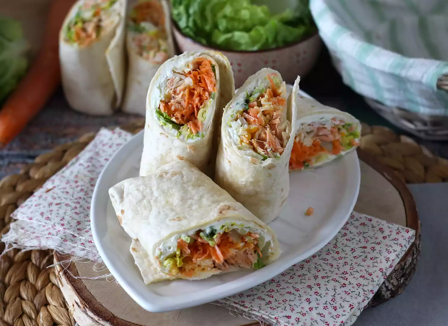 Recette de wraps au saumon, le sandwich pratique