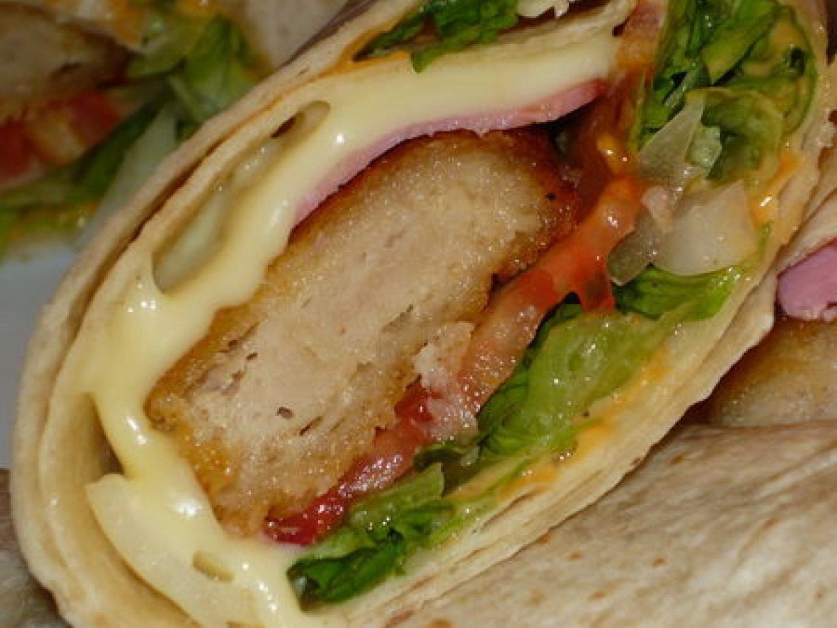 Recette de wraps aux nuggets façon fast food