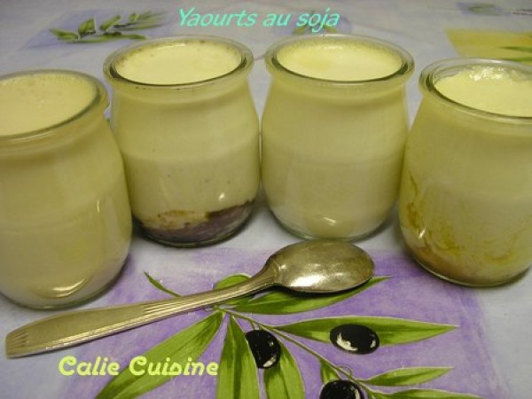 Recette de yaourts maison au soja délicieux