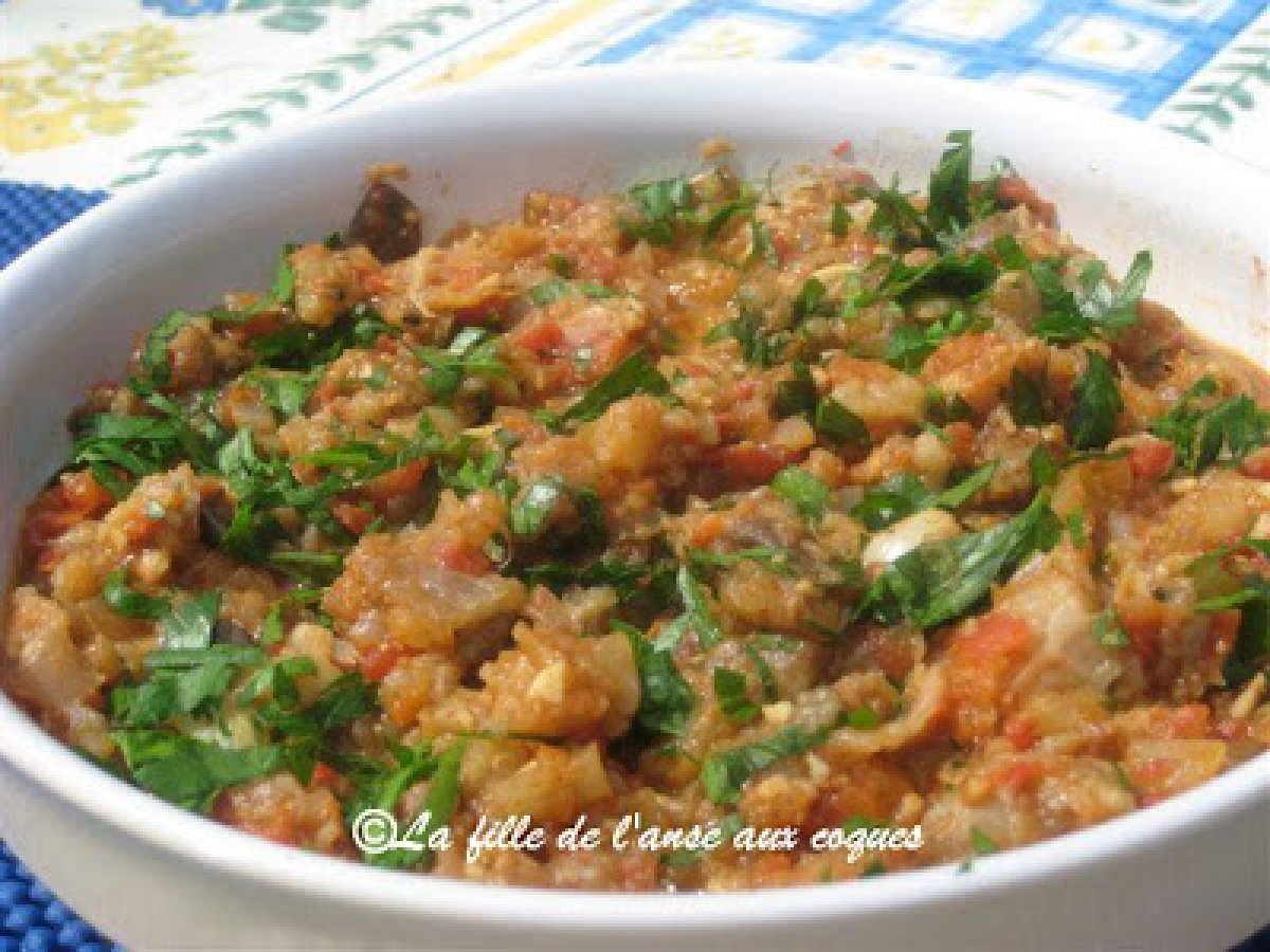 Zaalouk : recette de salade marocaine d'aubergines