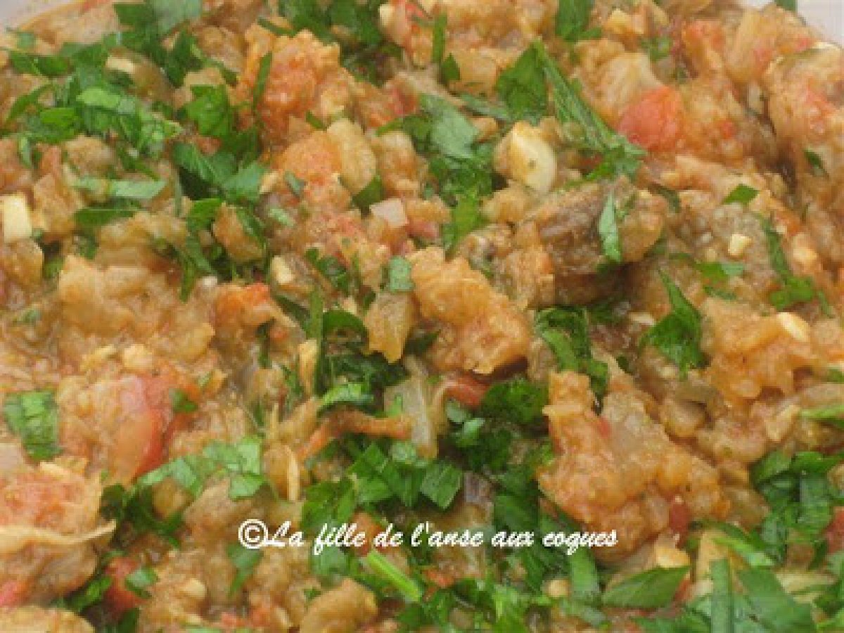 Zaalouk : recette de salade marocaine d'aubergines