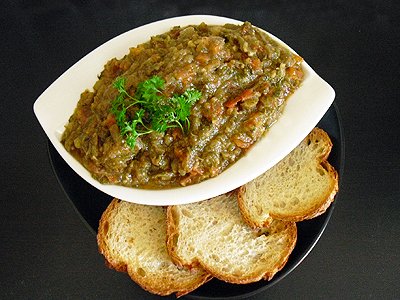 Recette de zaalouk aux tomates et aubergines